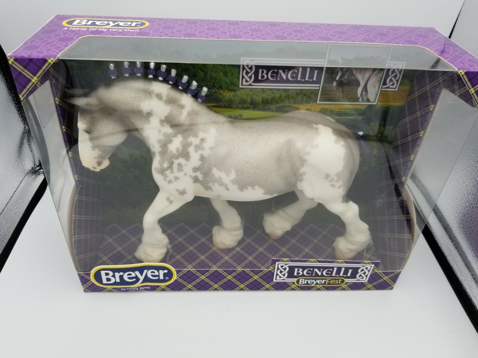 Breyerfest 2020 Store Special Run Benelli #711378 blue roan Pinto Draft ...