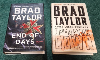 Lot 2 Brad Taylor Hardcover Novels Pike Logan Thriller Series Operator ...