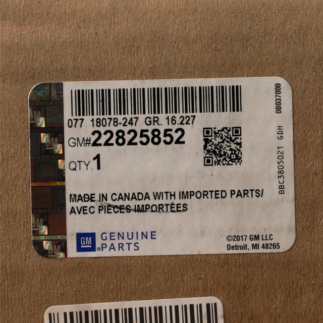 General Motors Genuine OEM Parts 22825852 for sale online | eBay
