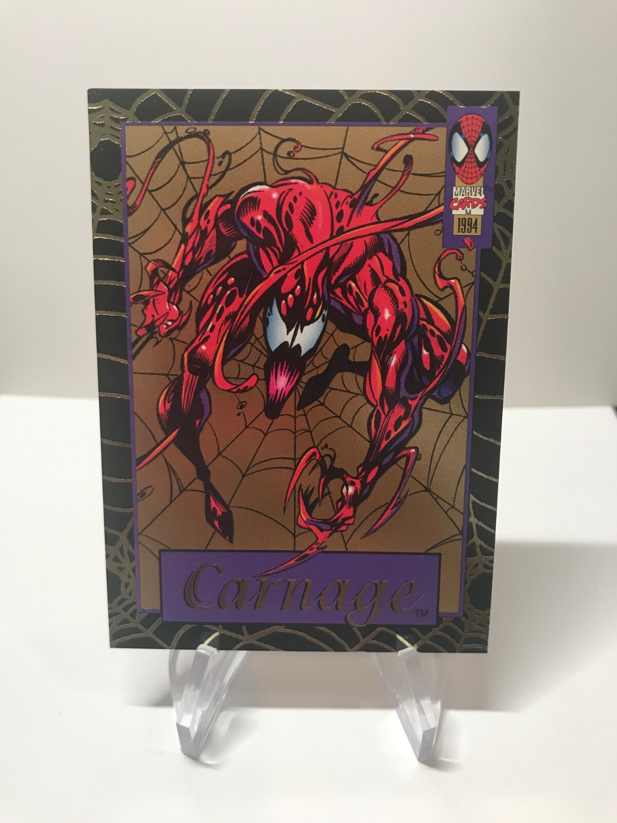 1994 Gold Web Foil Chase Card Carnage #6 of 6 | eBay