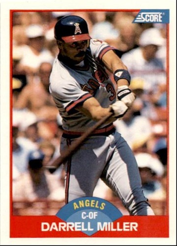 1989 Score Baseball Card Darrell Miller California Angels #499 | eBay