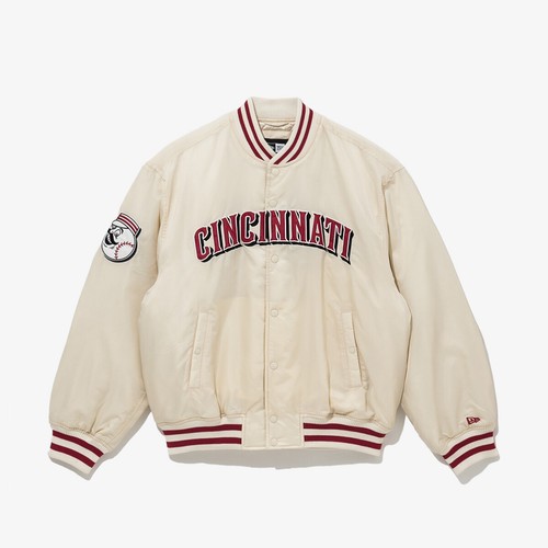 New Era MLB Cincinnati Reds Logo Stadium Jacket, Pistachio | eBay