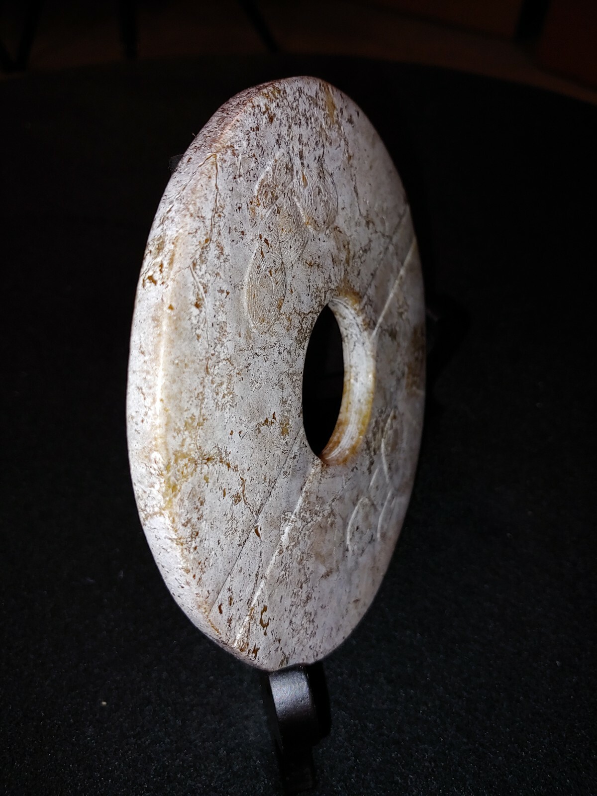 Ancient Chinese Jade - Liangzhu Jade Disc (Bi) of Neolithic Culture ...