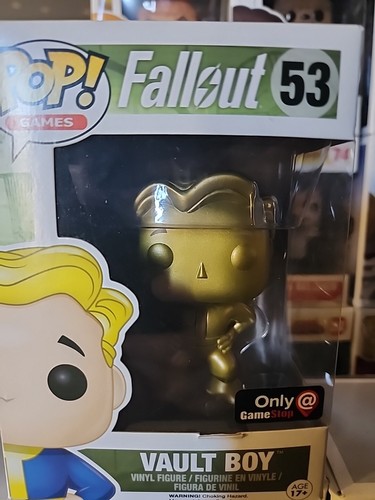 Funko Pop! Vinyl: Fallout - Vault Boy #53 GOLD EXCLUSIVE GS | eBay