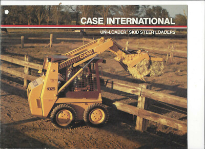 Case IH Uni-Loader Skid Steer Loaders Sales Brochure-Free US Shipping ...