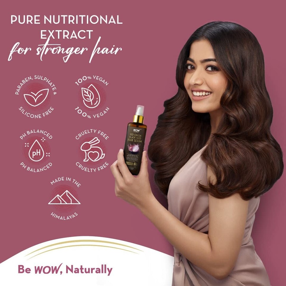 Wow Onion Oil Shampoo & Conditioner Kit With Red Onion Seed Oil, (300ml ...