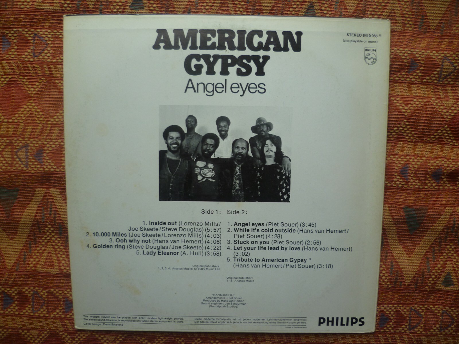 AMERICAN GYPSY - Angel Eyes ( LP Holland Philips 1974 Funk VG+ ) | eBay