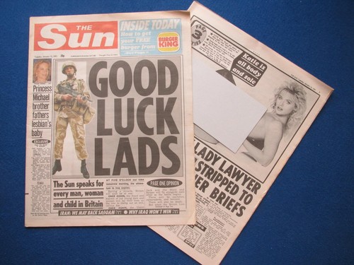 ' The Sun ' Complete original Newspapers 1991 - Your Birthday ? Page 3 ...