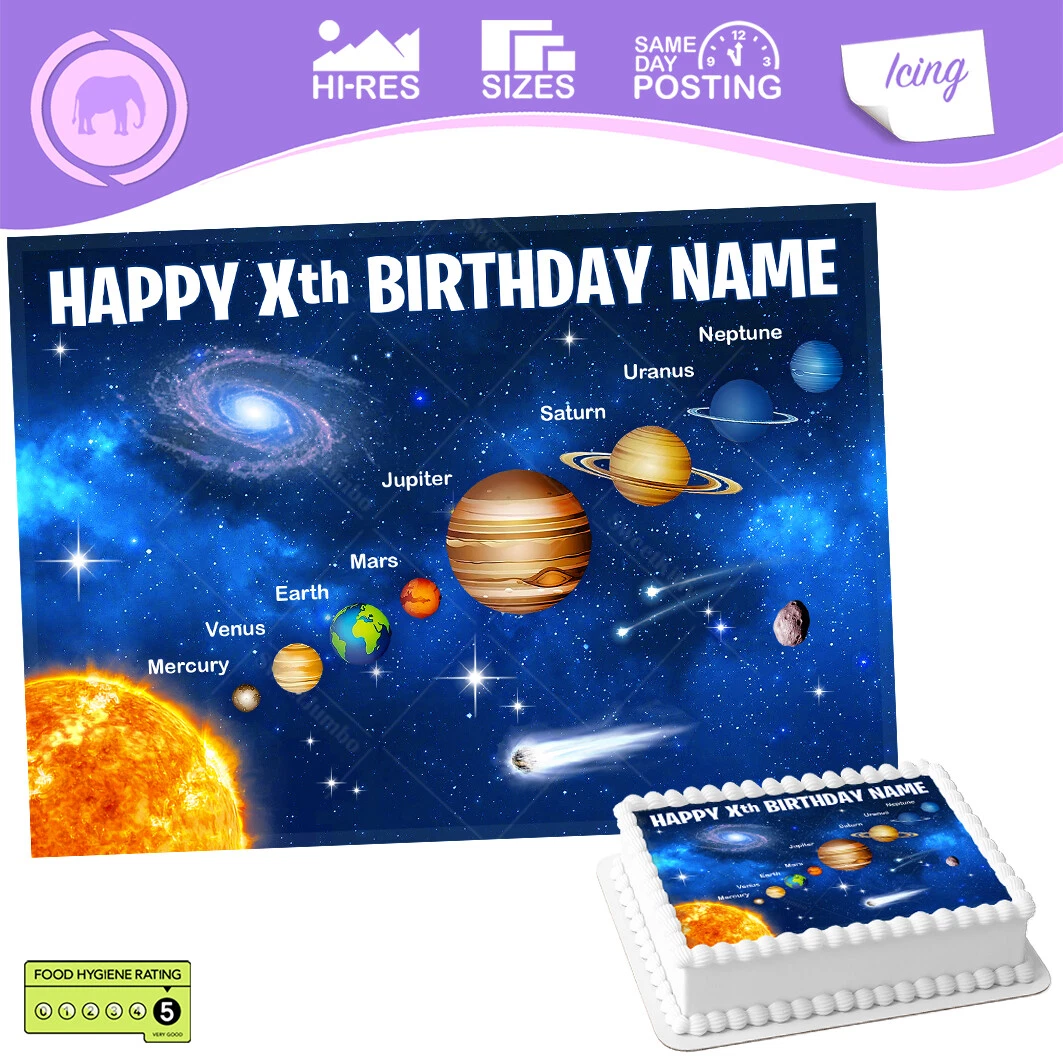 Mars Planet Earth Cake