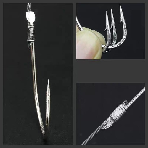 Fishing Hooks 6 Claw High Carbon Steel Treble Hooks Fishhook Super Fishhook | eBay