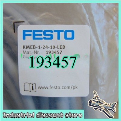 193457 1pcs NEW FESTO KMEB-1-24-10-LED SOCKET CONNECTOR CABLE 2.5M ...