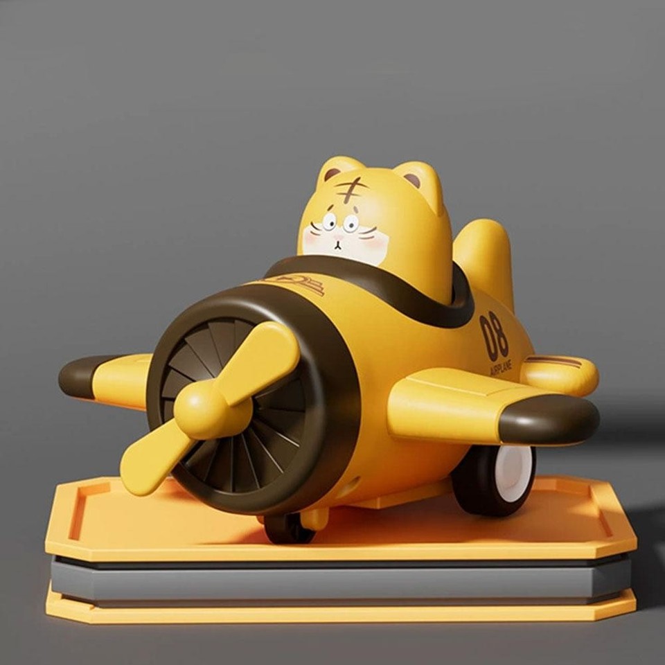 children's baby toys Small airplane push toy cartoon airplane model ...