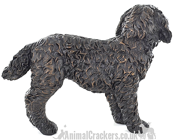 Large Cockapoo Bronze effect ornament figurine sculpture Doodle Dog ...