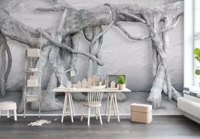3D Tree Trunk 661NA Wallpaper Wall Murals Wall Paper Wall Print Decal ...
