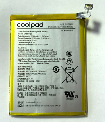 OEM T-MOBILE REVVL PLUS C3701A REPLACEMENT BATTERY COOLPAD CPLD-423 ...