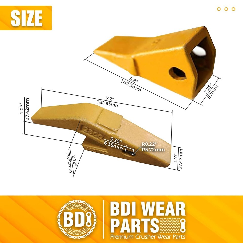U43792 Teeth Adapter, 23 230 Bucket Teeth, TF23P Flexpin for 23 230 ...