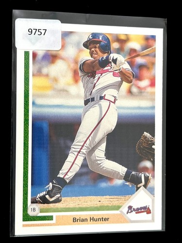 BRIAN HUNTER 1991 UPPER DECK Baseball Card #54F Rookie Card | eBay