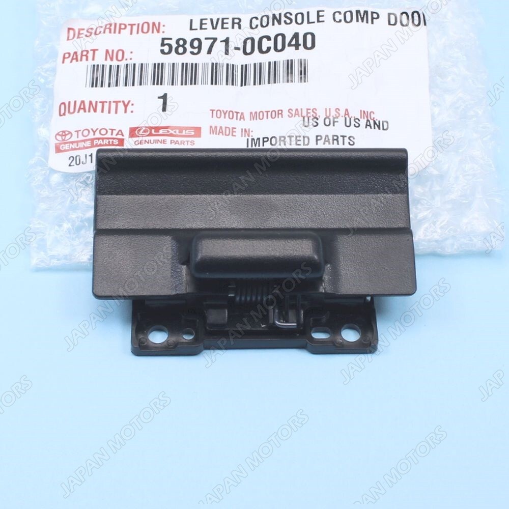 New Genuine Toyota OEM Center Console Lid Lock Lever Tundra Tacoma ...