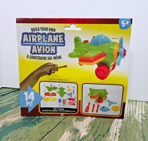 Plastic Model Kit 14 PCS Build Your Own Airplane Play Easy to Build ...
