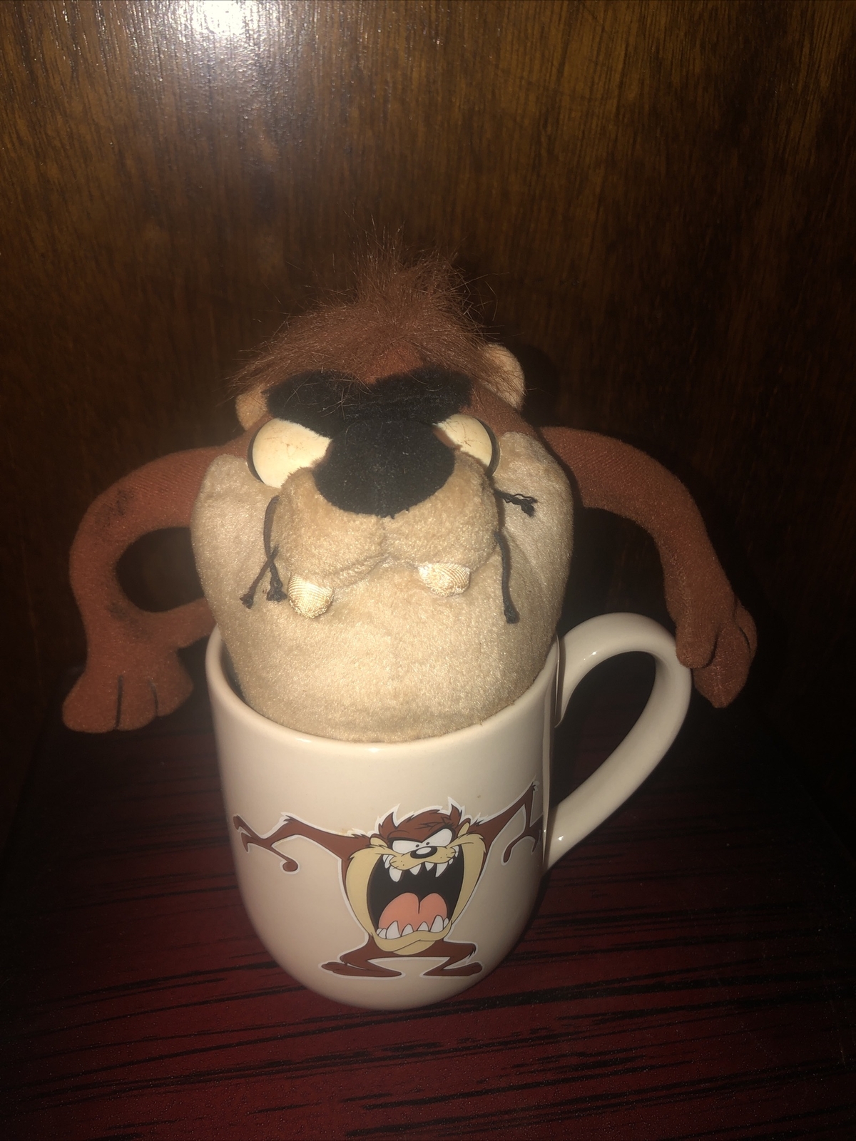 Vintage Taz Coffee Mug With Plush 1990s Looney Toons | eBay
