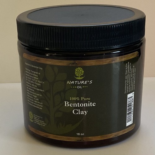 Natures Oil 100% Bentonite Clay 16 oz Jar New x2 - 2 Jars | eBay