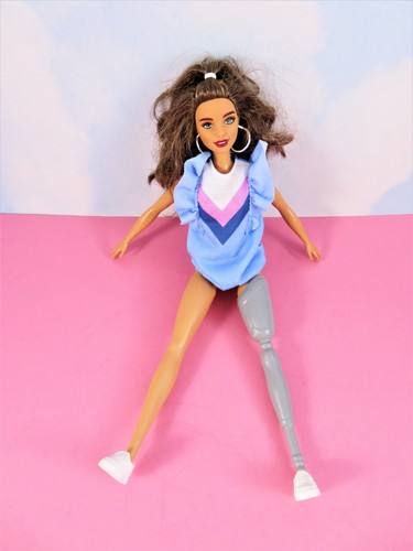Mattel Barbie Amputee Doll Fashionistas 121 Brunette With Prosthetic ...