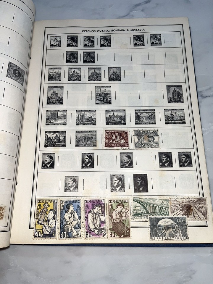 The Ambassador Stamp Album Postage Stamps of The World 1959 Many Stamps ...
