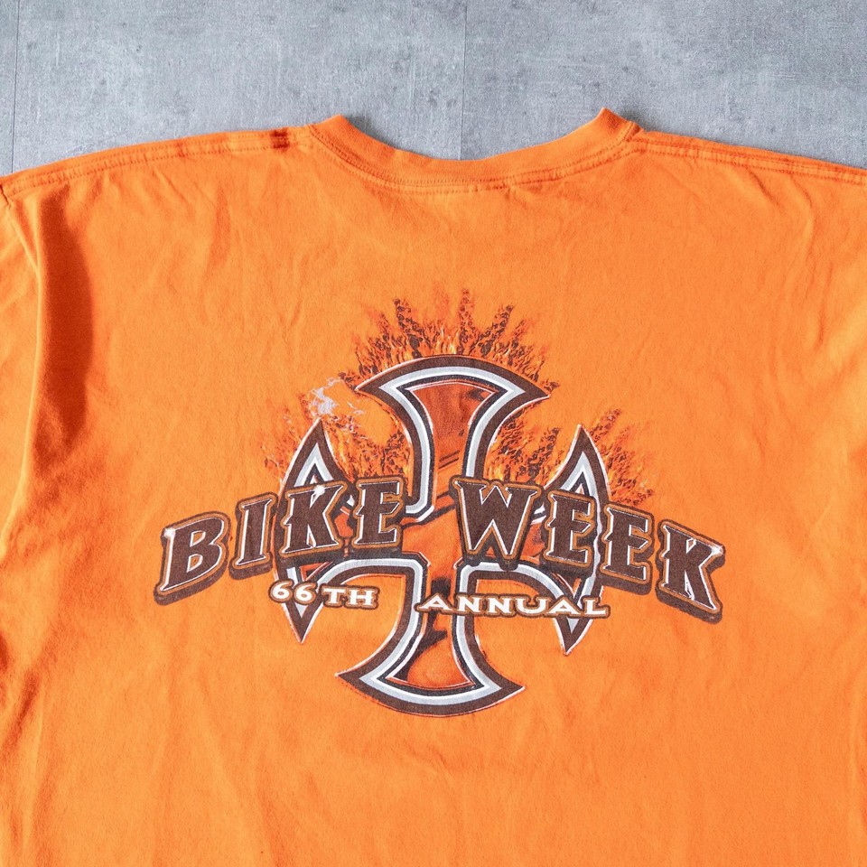 Vintage Y2K Daytona Bike Week Graphic Tee - Oversized Tee | eBay UK