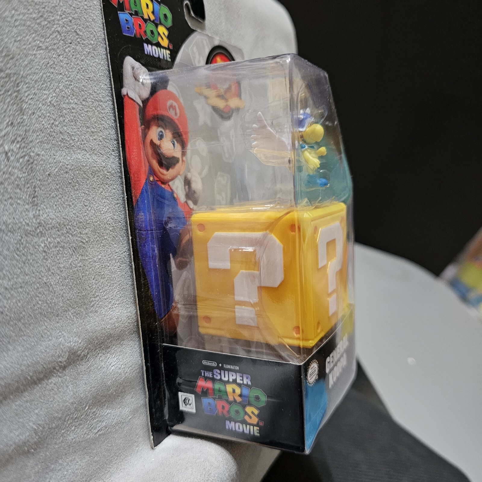 Super Mario Bros. Movie GENERAL KOOPA 1" Mini Figure w/Question Block ...