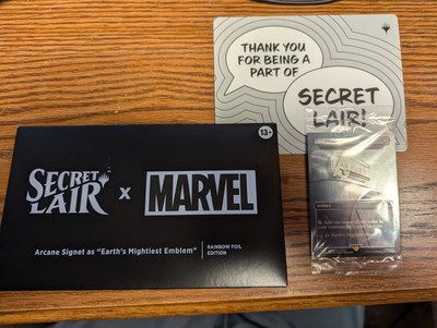 Secret Lair x Marvel - Arcane Signet - Earth's Mightiest Emblem ...
