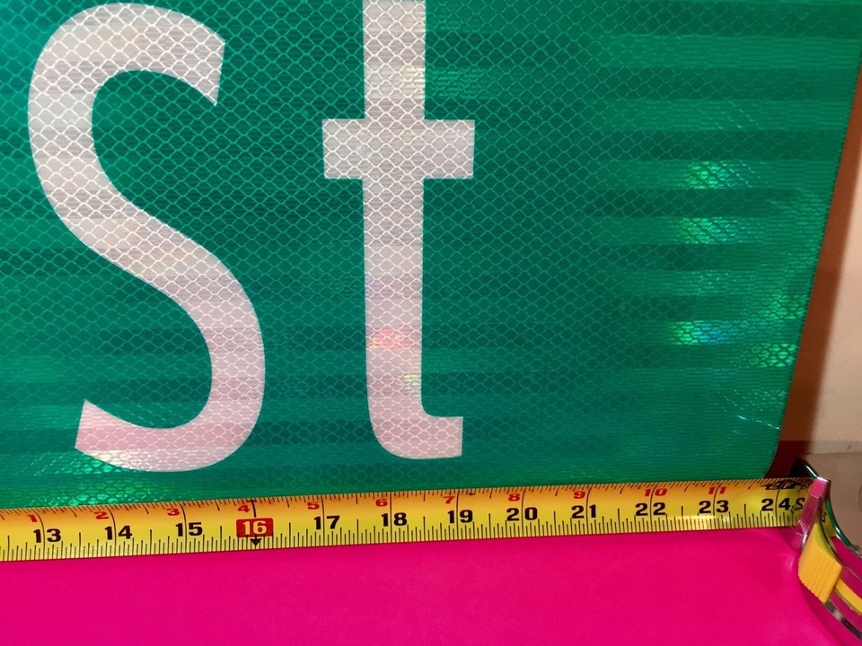 Street Sign - 3rd Street - Double Sided Reflecting 1/8” Thick Steel 2 ...