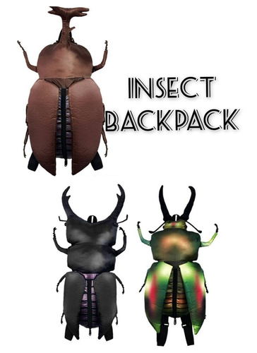 Insect Backpack Giant Stag Beetle Stuffed Plush 50cm 3 Colors from ...