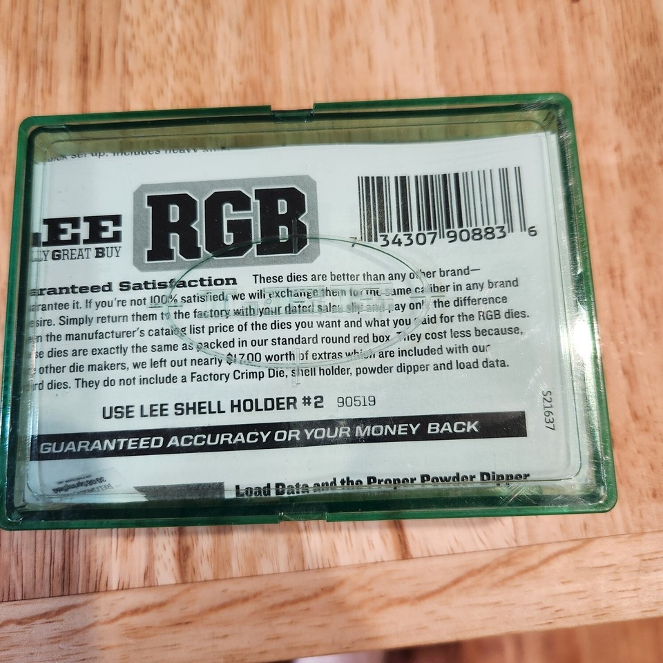 Lee Precision RGB 8mm Rifle die set-New | eBay