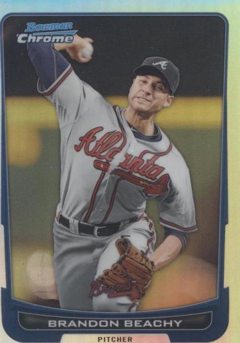 2012 Bowman Chrome - Brandon Beachy #38 Refractor for sale online | eBay