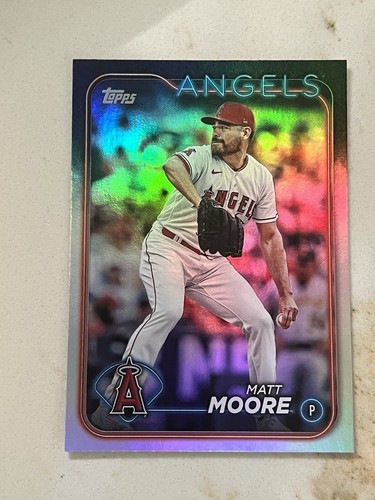 Matt Moore Los Angeles Angels 2024 Topps Rainbow Foil Parallel US182 | eBay