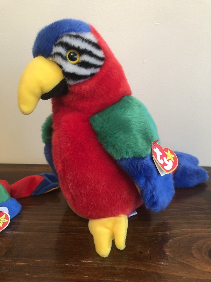 Rare Ty 4197 Beanie Baby Jabber The Parrot Tropical Bird 8421041978| eBay