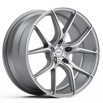 GT FORM VENOM SILVER MACHINED FACE WHEELS 19X8.5 5X112 +40 PERFORMANCE RIMS | eBay