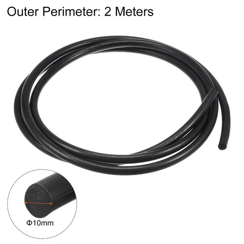 Round Belts 10mm Dia 2 Meters Length Smooth Surface PU Polyurethane ...