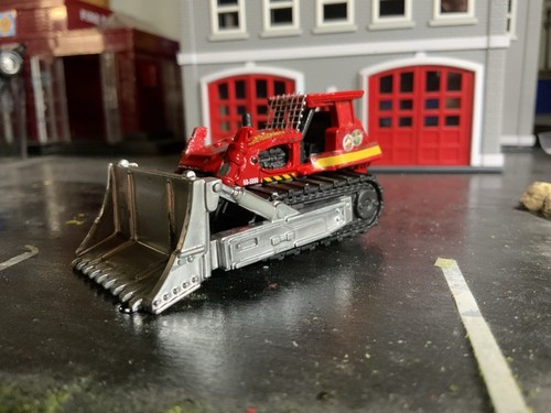 Matchbox Los Angeles County Fire Dept Kitbash Brush Breaker Bulldozer ...