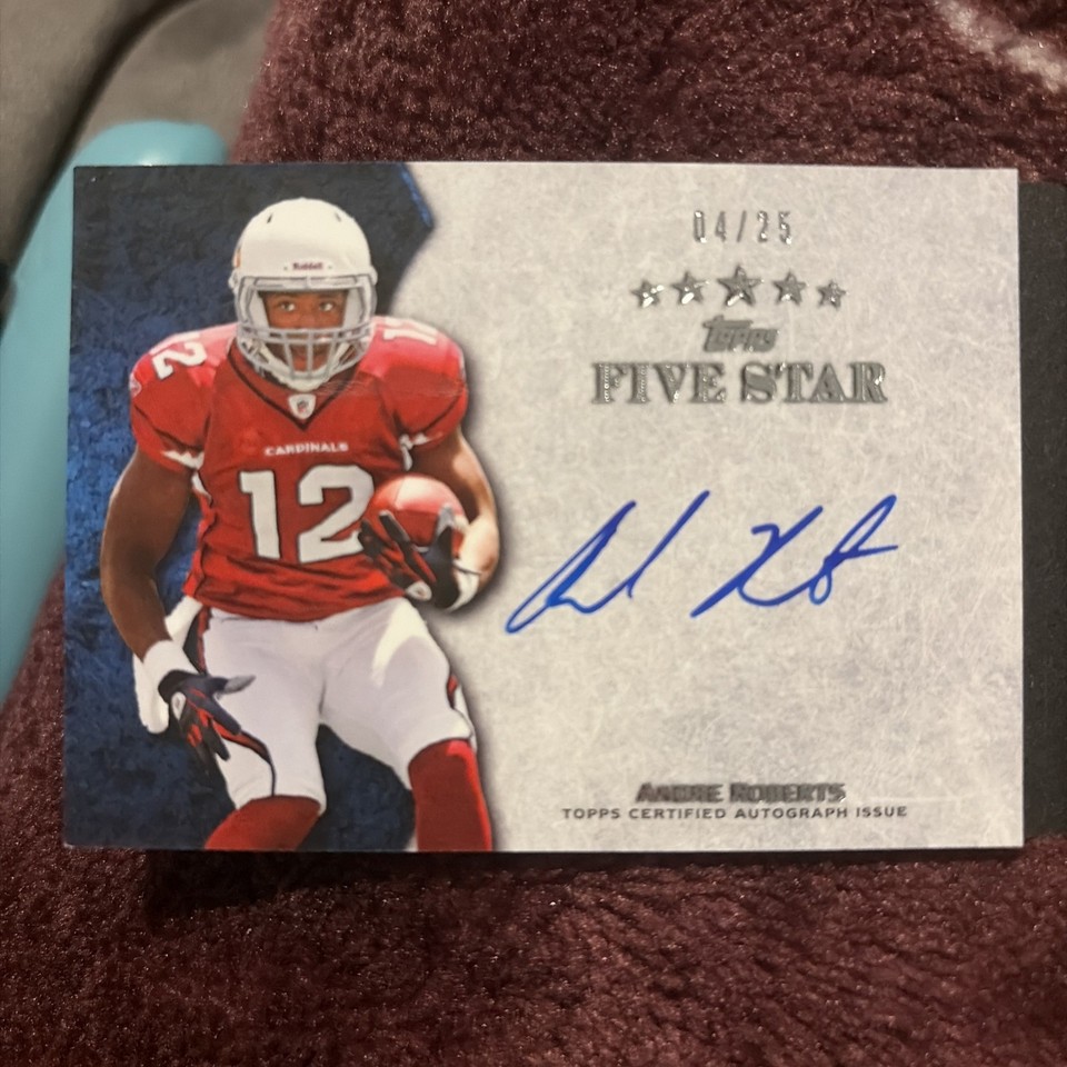 2 Signed Arizona Cardinals Cards Andre Roberts And John Brown | eBay