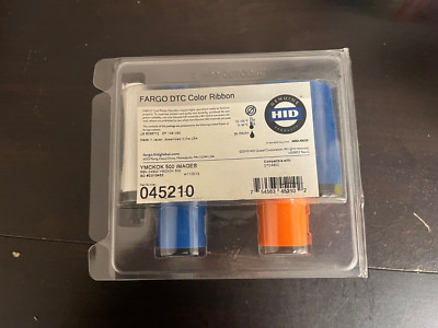 Fargo Full-Color Ribbon YMCKOK 45210 (045210) for DTC4500 DTC4500e ID ...