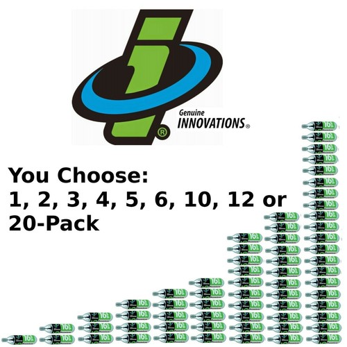 Multi-Lots Genuine Innovations Co2 16g Gram Threaded Refill Cartridges ...