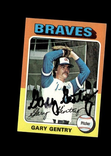 Gary Gentry 1975 Topps Braves authentic autographed card | eBay