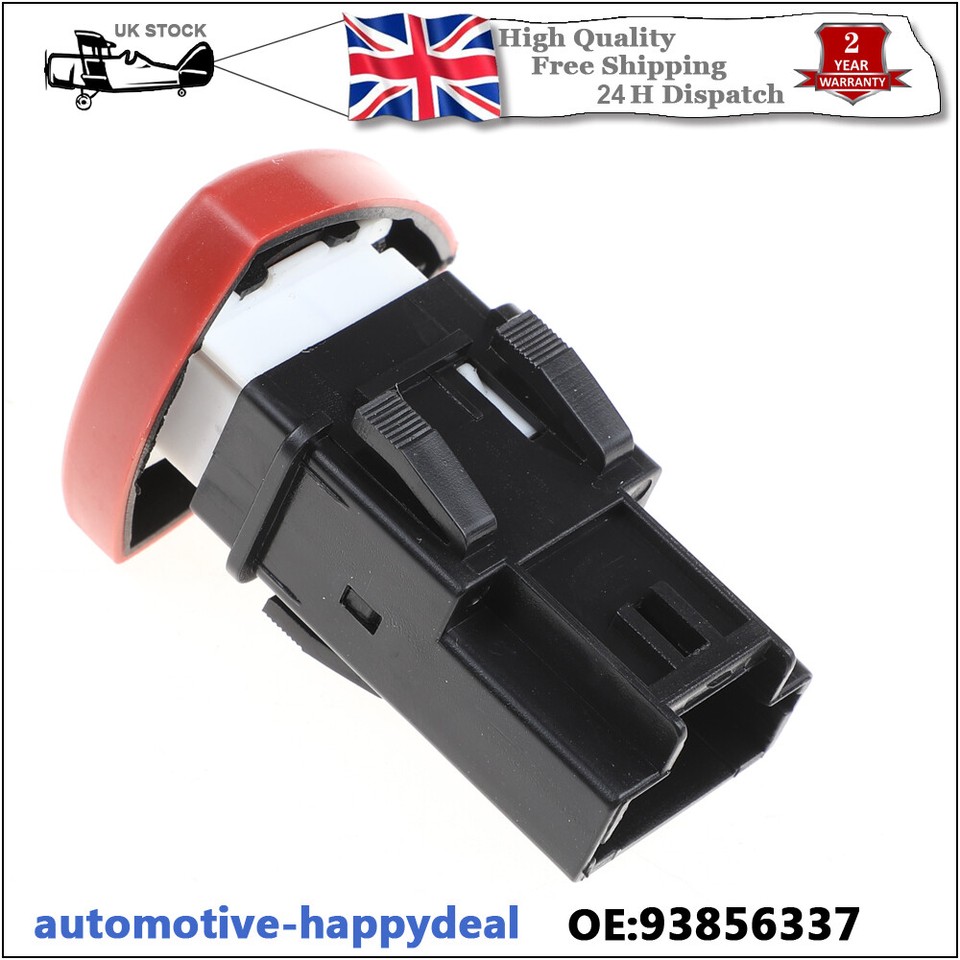 Hazard Warning Switch Button For Renault Master Trafic Vauxhall OPEL ...