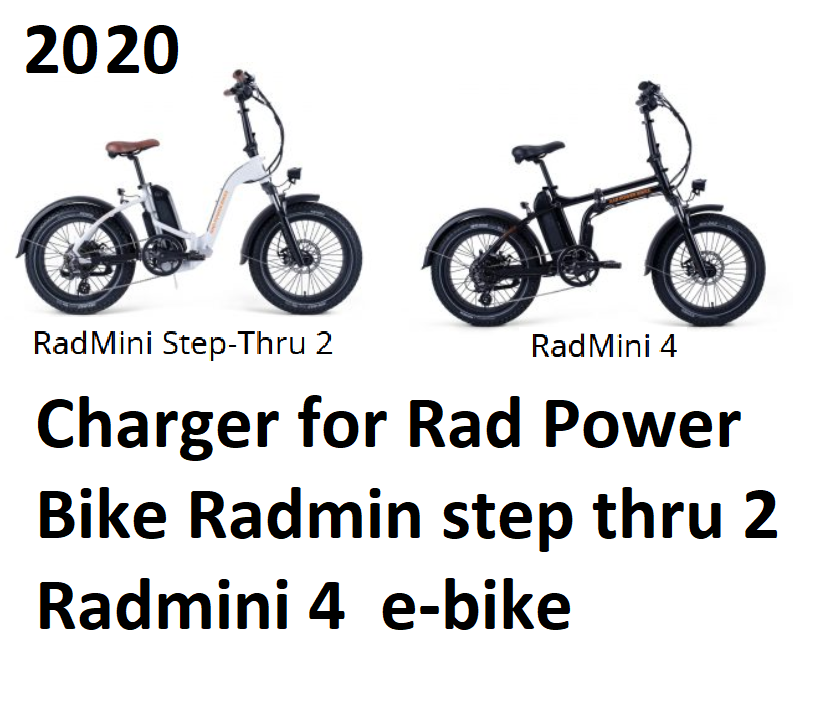 🔥 battery Charger for 2020 Rad power bike radmini step thru 2 radmini 4 ...