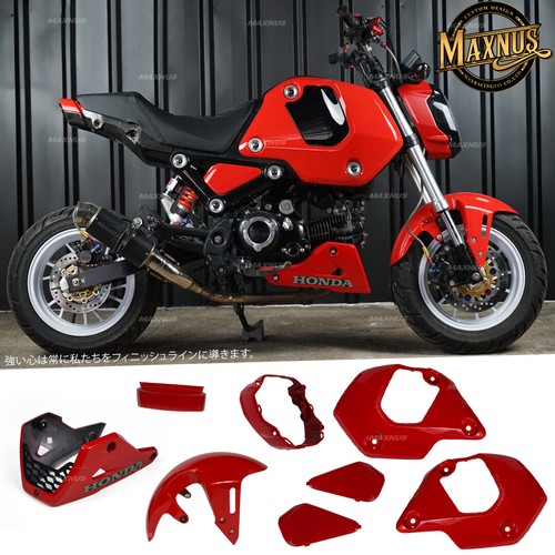 Full Set Complete Fairing Red Fit For HONDA NEW GROM GROM 125 2022-2024 ...
