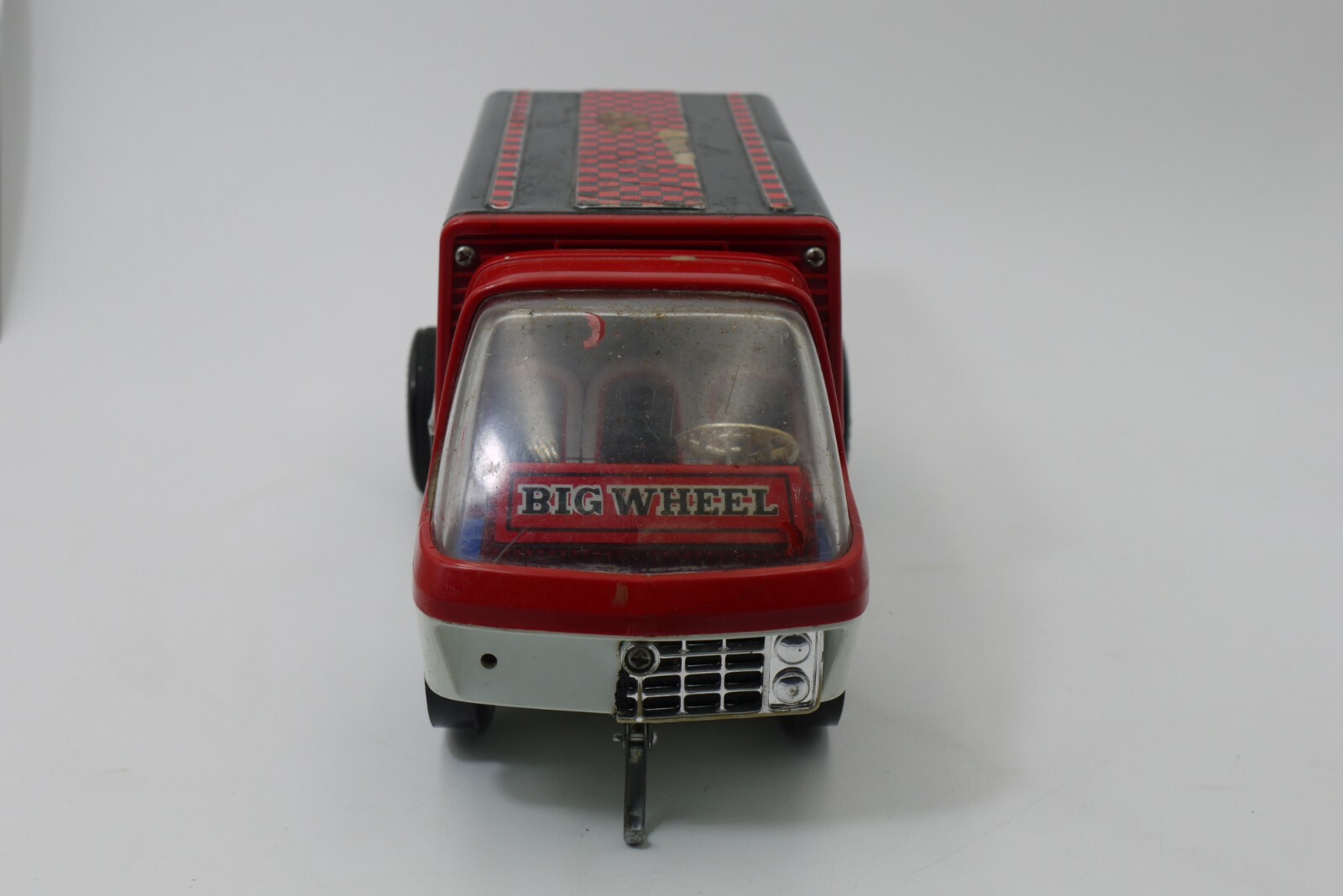 VINTAGE TAIYO JAPAN BIG WHEEL MACHINE TRUCK BATTERY OPERATED TOY NOT ...