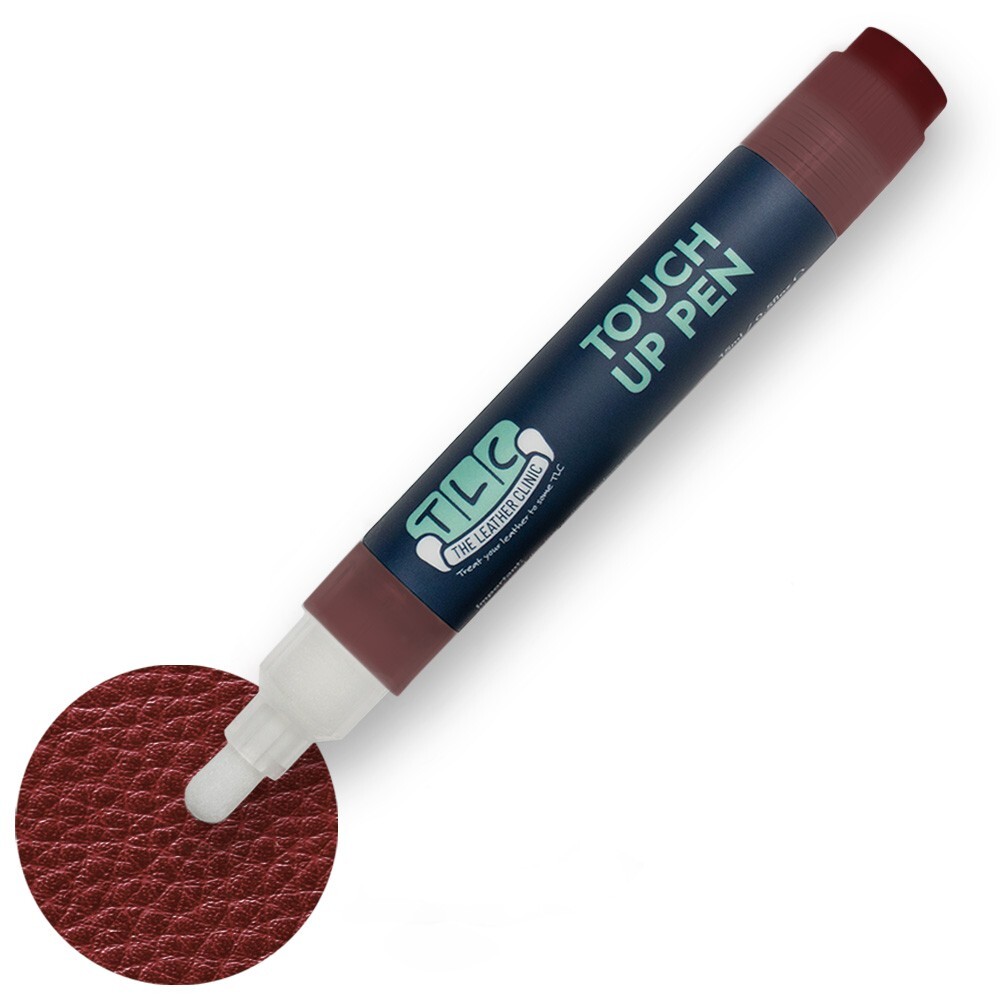BURGUNDY Leather Touch Up Pen Repair, recolour, paint restore small ...
