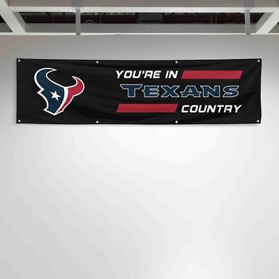 For Houston Texans Football Fans 2x8 ft Flag You Are In Country Gift ...