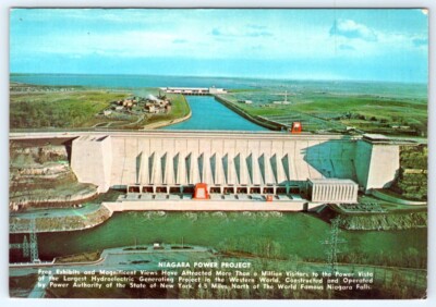 Postcard Niagara Power Project New York | eBay